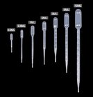 Disposable Bulb Transfer Pasteur Pipettes with Graduation 1ml 2ml 3ml 5ml 10ml