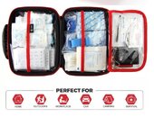 Emergency Preparedness First Aid Kit Bag Box for Home Office Vehicle Camping and Sports